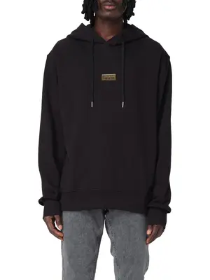 Versace Cotton Logo Sweatshirt - Black