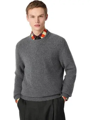 BOTTEGA  VENETA Bottega Veneta Cashmere Jumper - Dark Grey Melange