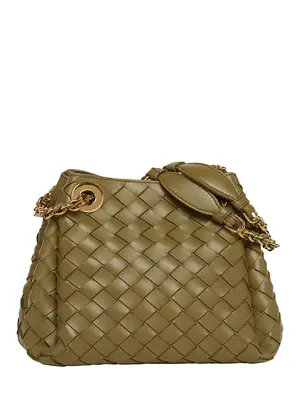 Bottega Veneta Small Parachute Shoulder Bag - Algae