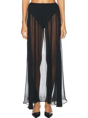 LESET Farah Maxi Skirt - Black
