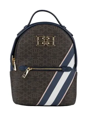 Bally Monogram Backpack - Brown