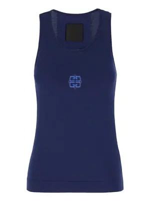 Givenchy 4g-print Tank Top - Blue