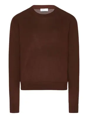 Rosetta Getty Crew-neck Jumper - Brown