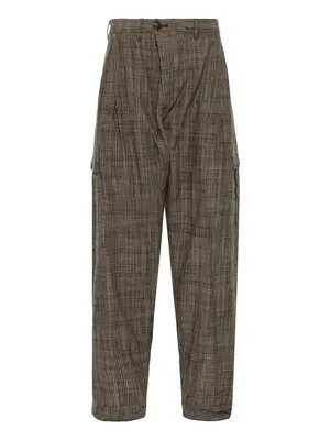 JAN JAN VAN ESSCHE Striped Trousers - Grey