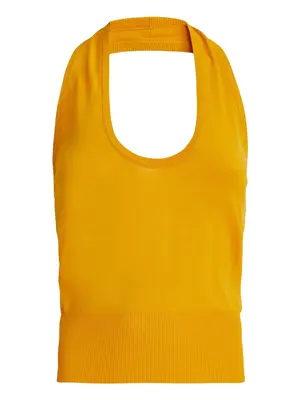 JUCCA Low Back Tank Top - Yellow