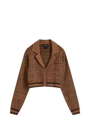 JORDAN Knit Top - Archaeo Brown