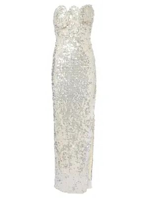 Christopher Esber Opaline Strapless Gown - White