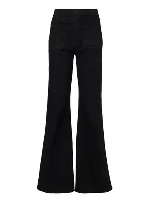 NILI LOTAN Nili Lotan Florence High-Rise Flare Jeans Black