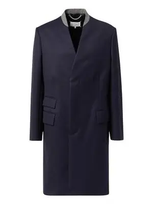 MAISON MARGIELA Wool Coat - Blue
