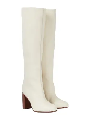 KHAITE Khaite Willow Leather Knee-High Boots