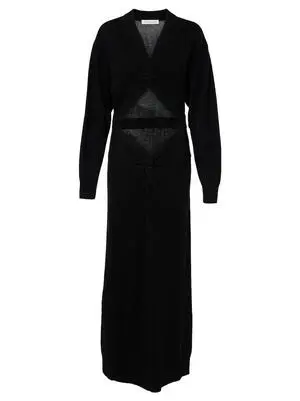 CHRISTOPHER ESBER Christopher Esber Gathered Cutout Maxi Dress