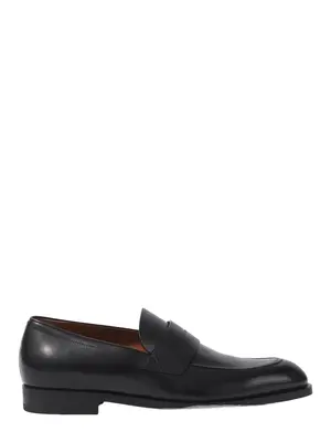 Zegna Leather Penny Loafers - Black