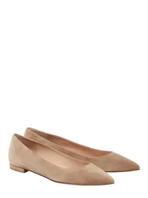 GIANVITO ROSSI GIANVITO ROSSI Pointed Toe Flats Beige