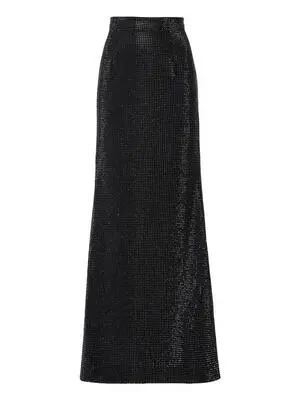 Roland Mouret Crystal-embellished Maxi Skirt - Black