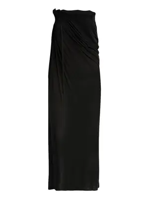 ANDREĀDAMO Asymmetric Skirt - Black