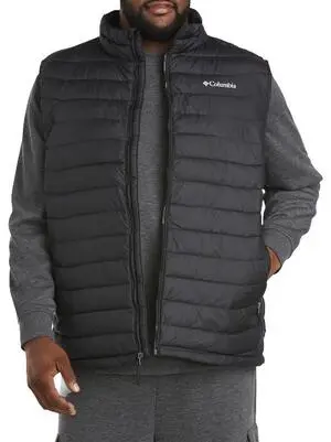 Columbia Big & Tall Powder Lite Quilted Vest - Black