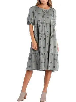 BILLY T Betty A-line Dress - Big Army Star