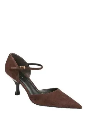 Nordstrom Liv Pointed Toe D'orsay Pump - Brown Caffe