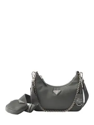 Prada Re-nylon Re-edition 2005 Shoulder Bag - Grey