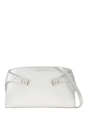 FERRAGAMO Mini Hug Crossbody Bag - Silver