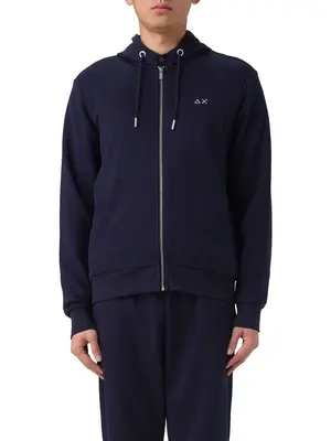 SUN 68 Full Zip Sweatshirt - Blue