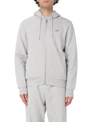 SUN 68 Full Zip Sweatshirt - Grey