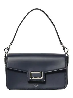LANCEL Shoulder Bag Gnawed Blue