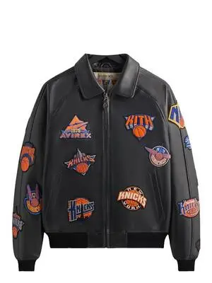Kith Avirex The New York Knicks Icon Jacket - Black