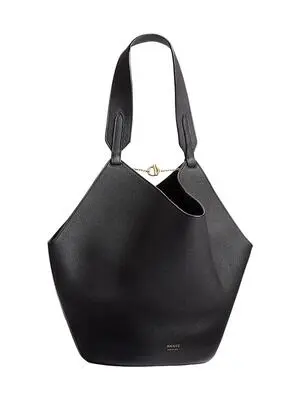 Khaite Khaite Lotus Small Calfskin Tote Bag Black