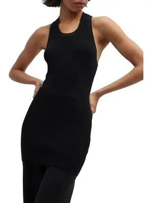 Proenza Schouler Ribbed Knit Tank Top - Black