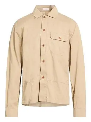 GLANSHIRT Shirt Midnight Size Cotton - Beige