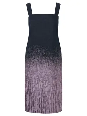Ports 1961 Gradient-effect Bodycon Midi Dress - Black