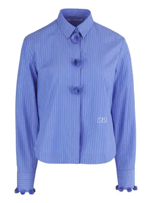 Ports 1961 Pompom Shirt - Blue