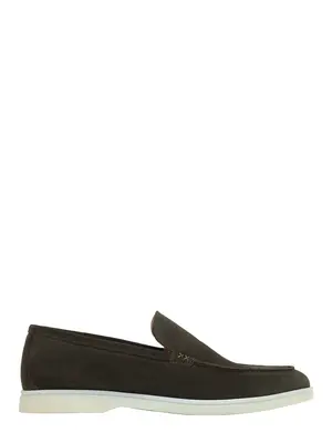 FORSA Suede Loafers - Green