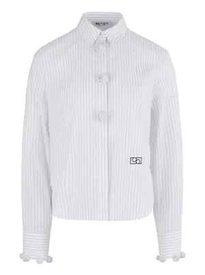 Ports 1961 Pompom Button-down Shirt - White