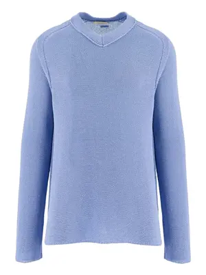FERRAGAMO V-neck Sweater - Blue