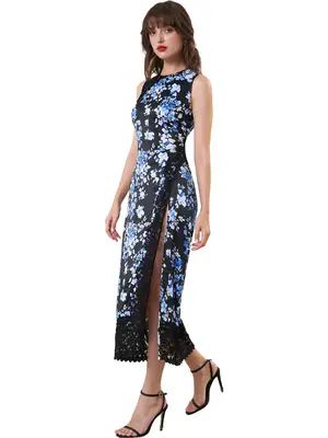 Yumi Kim Holland Printed Sleeveless Dress - Natural