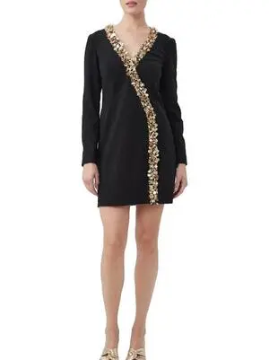 Trina Turk Darliah Cocktail Dress - Black