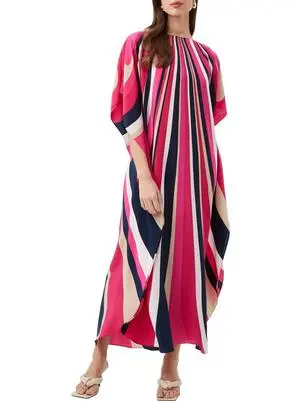 Trina Turk Jalani Maxi Caftan - Petal Pink Multi