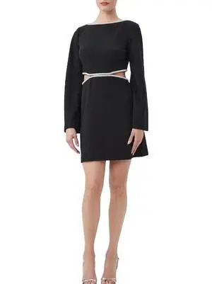 Trina Turk Sabia A-line Cocktail Dress - Black