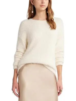 OPEN EDIT Open Edit Relaxed Fit Sweater Ivory Dove
