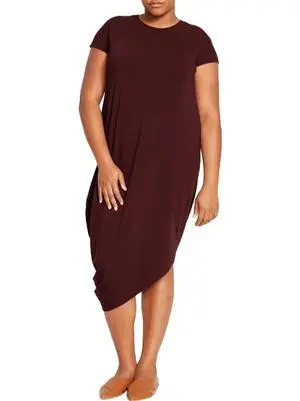 Universal Standard Geneva Dress - Black Cherry