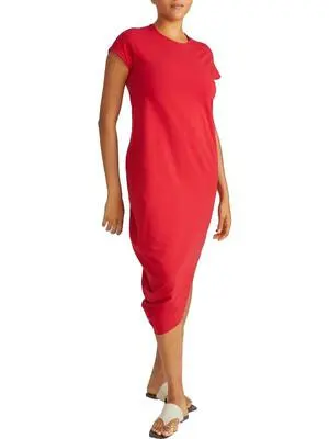 Universal Standard Universal Standard Geneva Dress Ruby Red