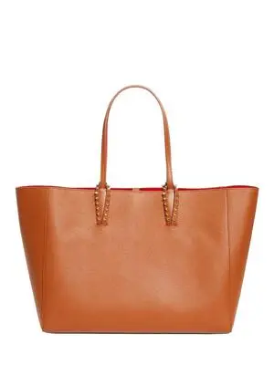 CHRISTIAN LOUBOUTIN Christian Louboutin Large Cabata Tote Cuoio/gold
