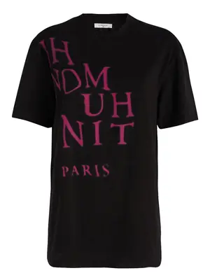 IH NOM UH NIT Cotton T-shirt - Black
