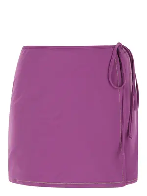 REINA OLGA Behati Mini Skirt - Purple
