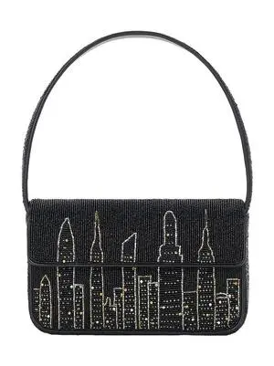 Staud Tommy Beaded Bag Nyc Skyline
