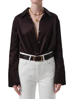 Citizens Of Humanity Camilia Shirt - Chocolate