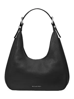 Michael Kors Michael Kors Small Hobo Shoulder Bag Black/silver