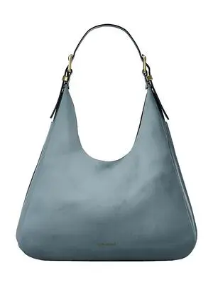 Michael Kors Large Leather Hobo Shoulder Bag - Chambray